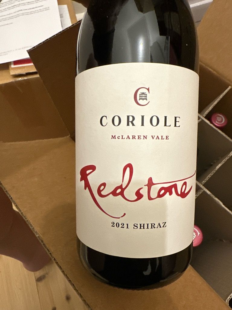 2021 Coriole Shiraz Redstone, Australia, South Australia, Fleurieu ...