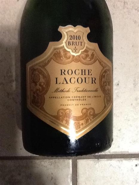 2010 Roche Lacour Crémant de Limoux Blanc de Blancs Brut, France ...