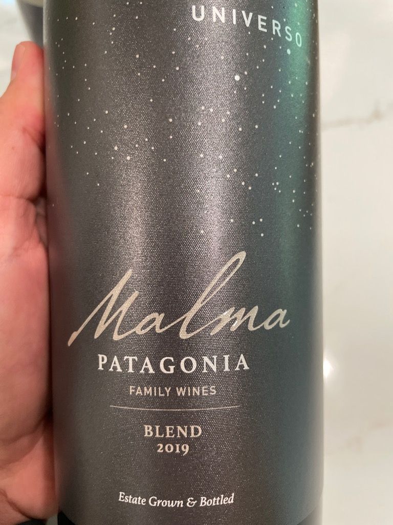 2019 Bodega Malma Malma Universo, Argentina, Patagonia - CellarTracker
