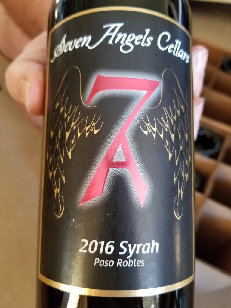 2015 Seven Angels Syrah, USA, California, Central Coast, Paso Robles ...