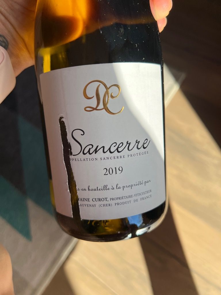 2019 Domaine Curot Sancerre Rouge, France, Loire Valley, Upper Loire ...