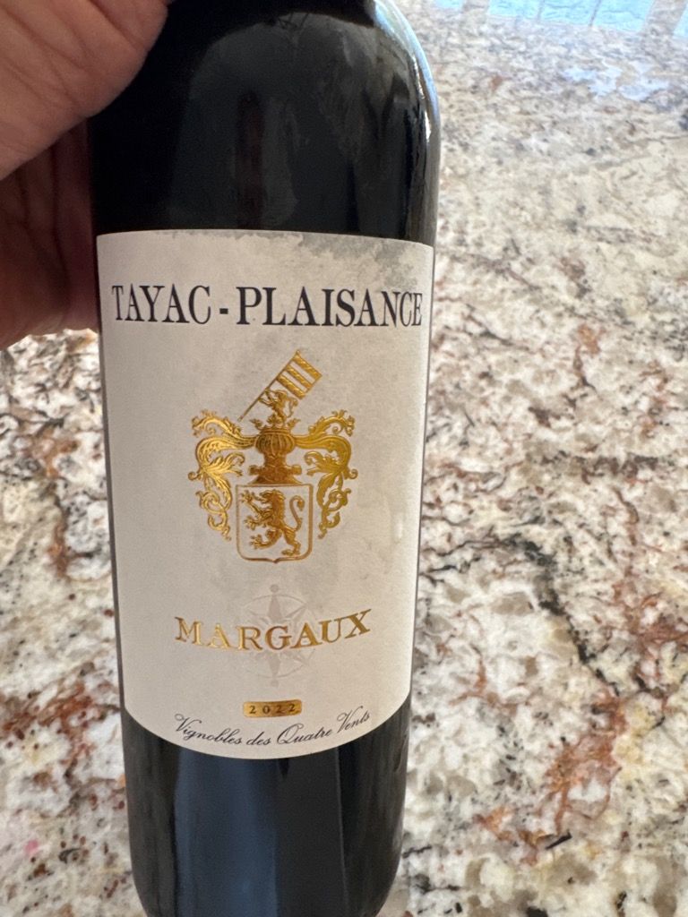 2022 Château Tayac-Plaisance, France, Bordeaux, Médoc, Margaux ...