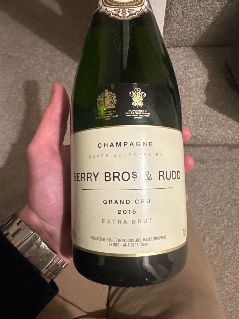2015 Berry Bros. & Rudd Champagne Grand Cru Extra Brut, France ...