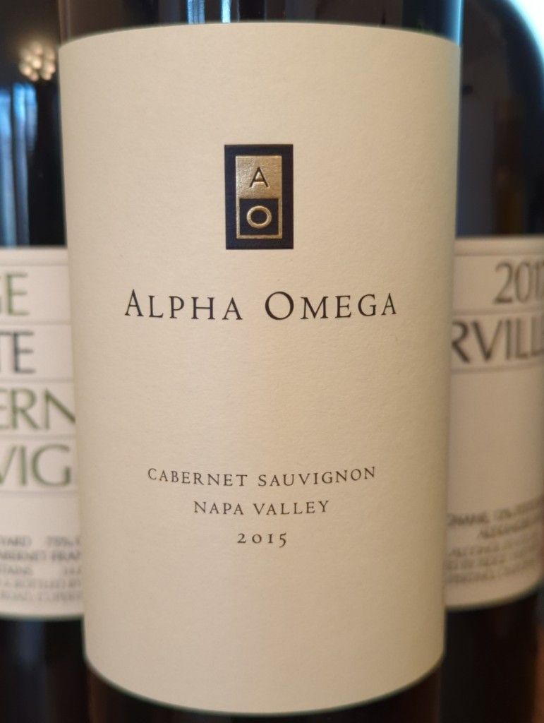2015 Alpha Omega Cabernet Sauvignon Napa Valley, USA, California, Napa ...
