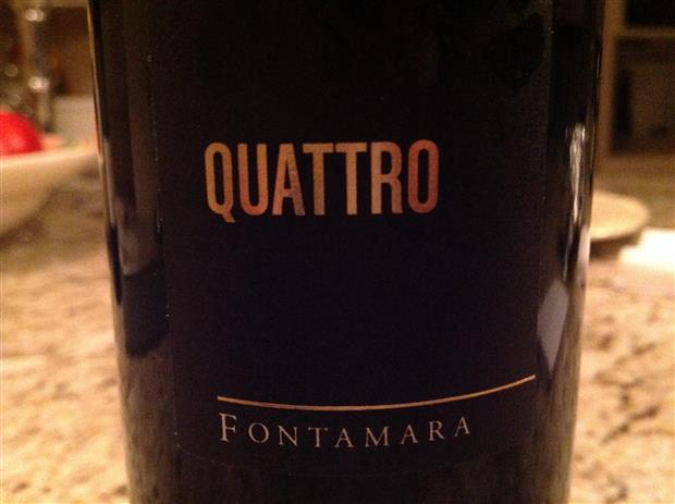 2011 Fontamara Quattro, Italy, Abruzzi, Terre di Chieti IGT - CellarTracker
