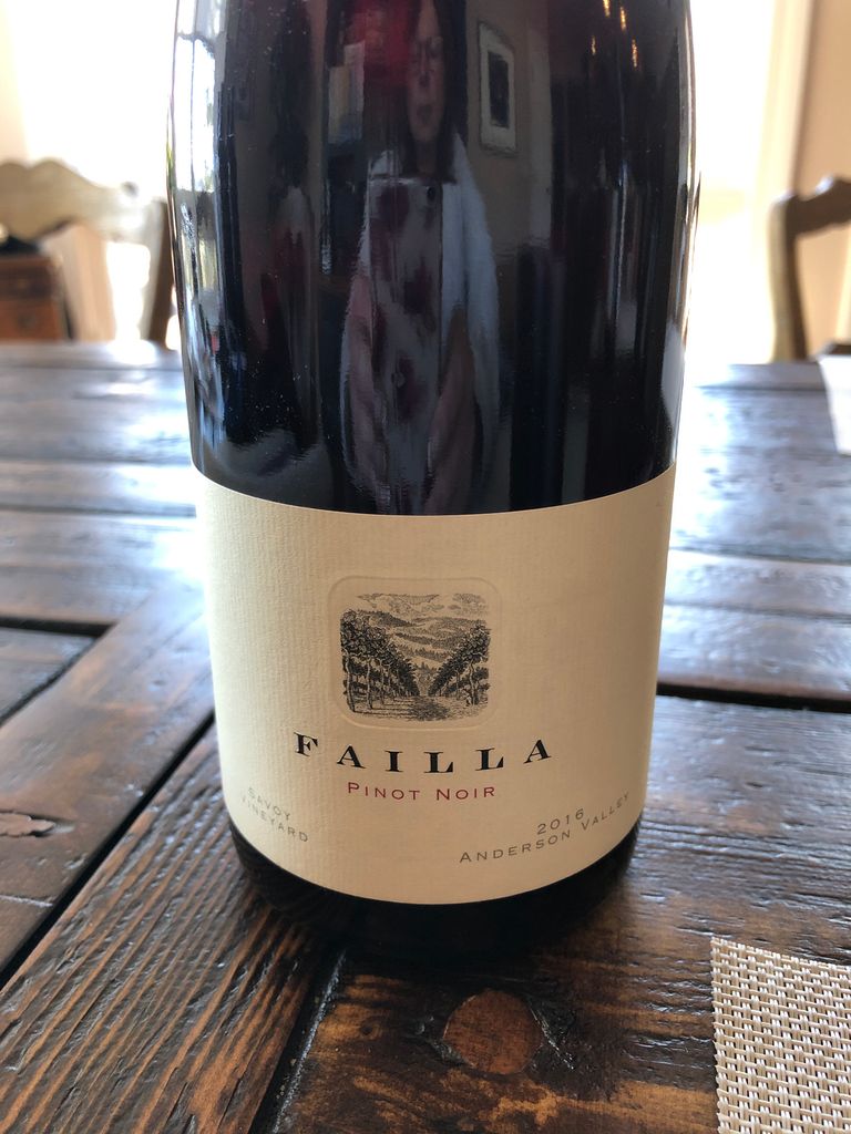 2016 Failla Pinot Noir Savoy Vineyard, USA, California, North Coast ...