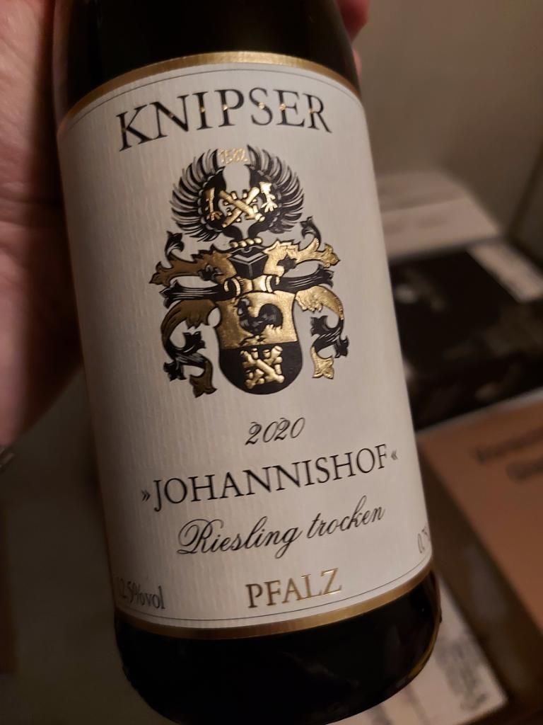 2022 Knipser Riesling Johannishof trocken, Germany, Pfalz - CellarTracker