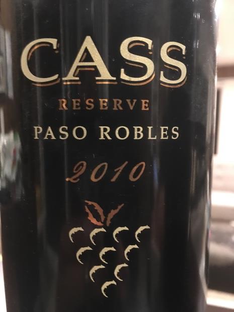 2010 Cass Reserve, USA, California, Central Coast, Paso Robles Geneseo ...