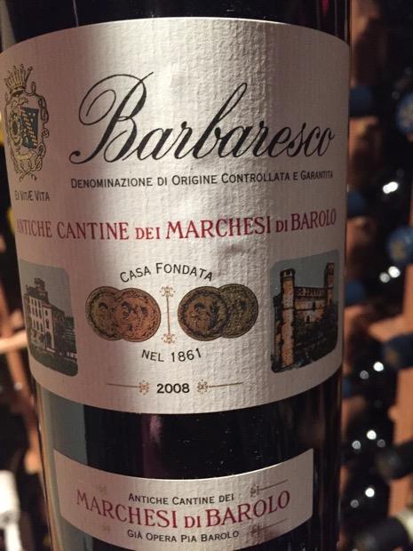 2008 Marchesi di Barolo Barbaresco, Italy, Piedmont, Langhe, Barbaresco ...