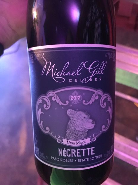 2020 Michael Gill Cellars Negrette, USA, California, Central Coast ...