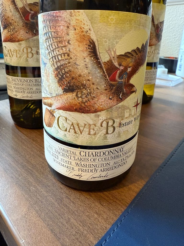 2022 Cave B Estate Winery Chardonnay, USA, Washington, Columbia Valley ...