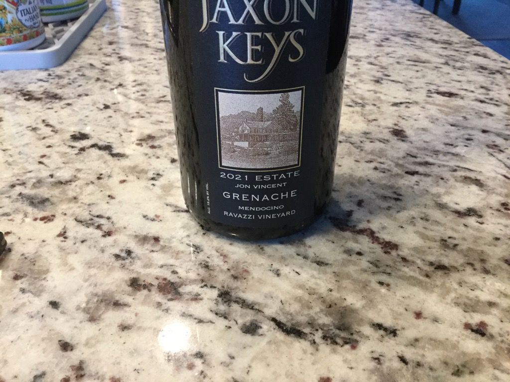 2021 Jaxon Keys Grenache Jon Vincent Ravazzi Vineyard, USA, California ...