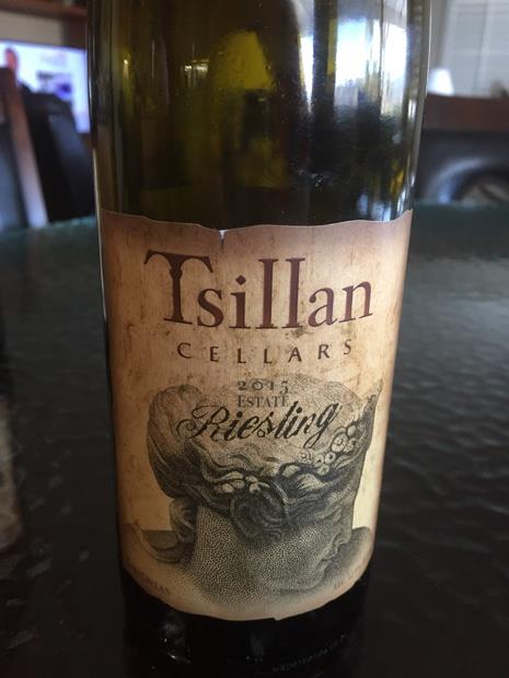 2006 Tsillan Cellars Riesling Estate, USA, Washington, Columbia Valley ...