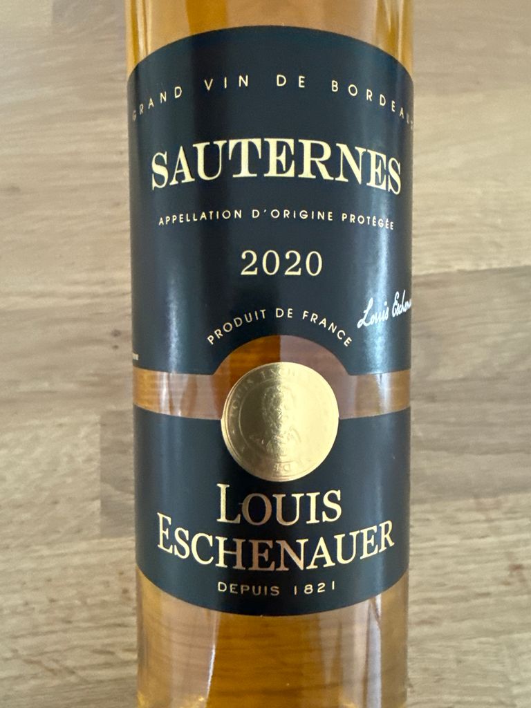 2022 Louis Eschenauer Sauternes, France, Bordeaux, Sauternais ...