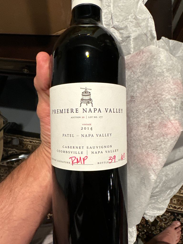2014 Patel Cabernet Sauvignon Coombsville, USA, California, Napa Valley ...