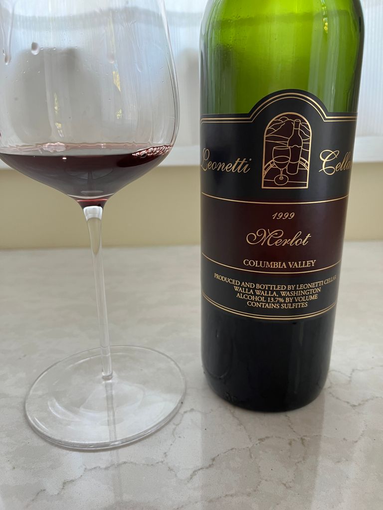 1999 Leonetti Cellar Merlot Columbia Valley, USA, Washington, Columbia ...