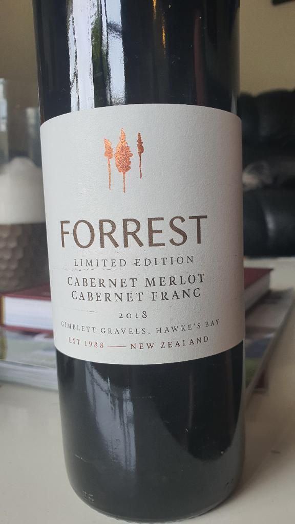 2018 Forrest Wines Limited Edition Cabernet Merlot Cabernet Franc ...