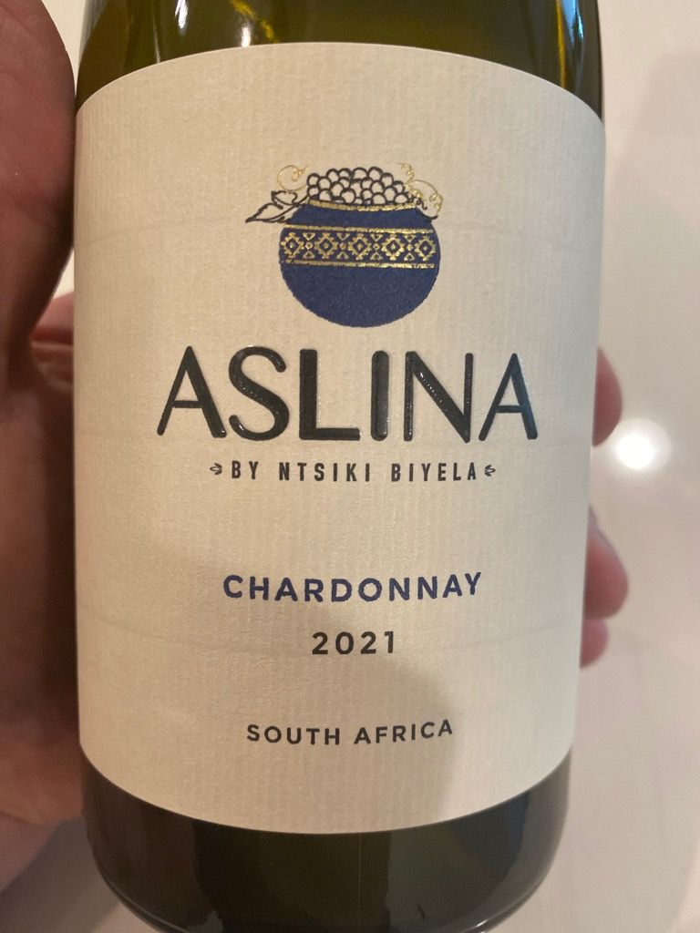 2021 Aslina Chardonnay, South Africa, Coastal Region, Stellenbosch ...