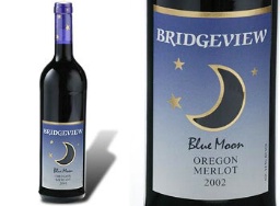 2017 Bridgeview Merlot Blue Moon, USA, Oregon, Southern Oregon ...