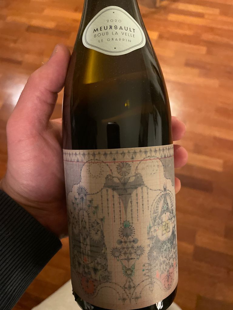 2020 Le Grappin Meursault Sous La Velle Blanc, France, Burgundy, Côte ...