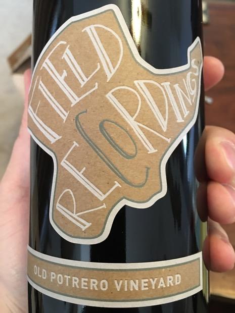 2015 Field Recordings Wine Zinfandel Old Potrero, USA, California ...