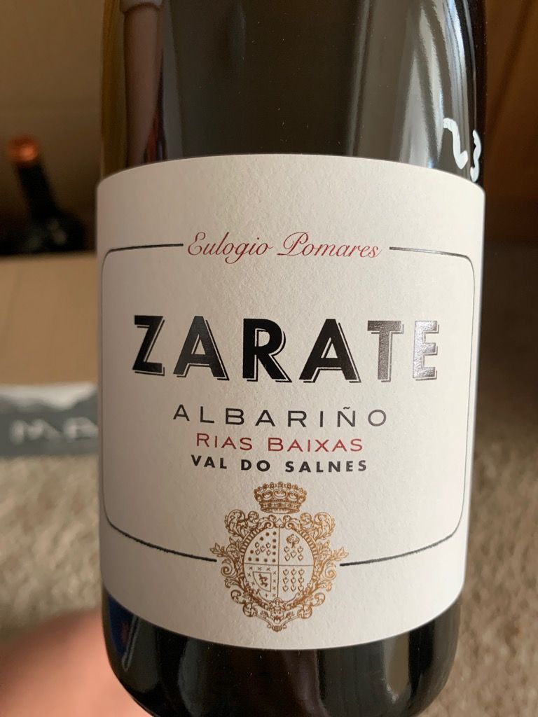 2018 Zarate Albariño Rías Baixas Val do Salnés, Spain, Galicia, Rías ...