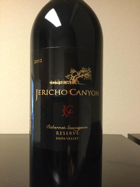 2012 Jericho Canyon Vineyard Cabernet Sauvignon Reserve, USA ...