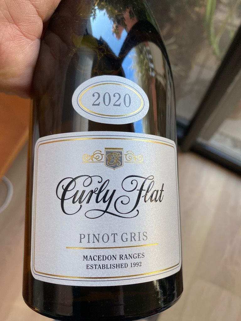2022 Curly Flat Pinot Gris, Australia, Victoria, Port Phillip, Macedon ...