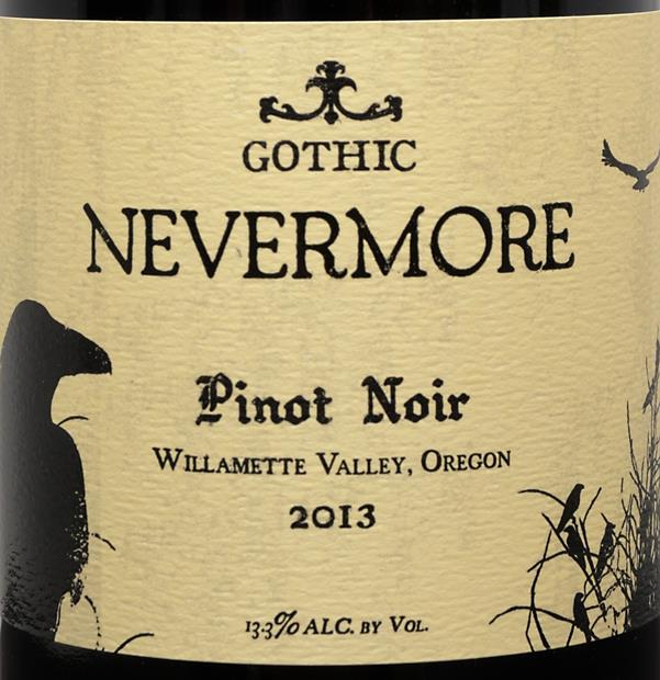 2013 Gothic Wine Pinot Noir Nevermore, USA, Oregon, Willamette Valley ...