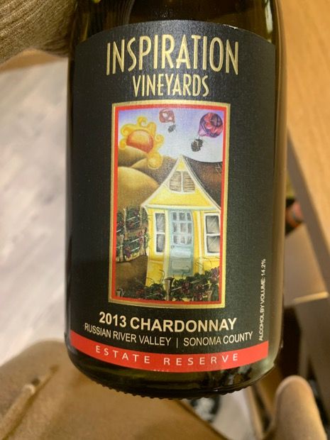 2013 Inspiration Vineyards Chardonnay Estate Reserve, USA, California ...