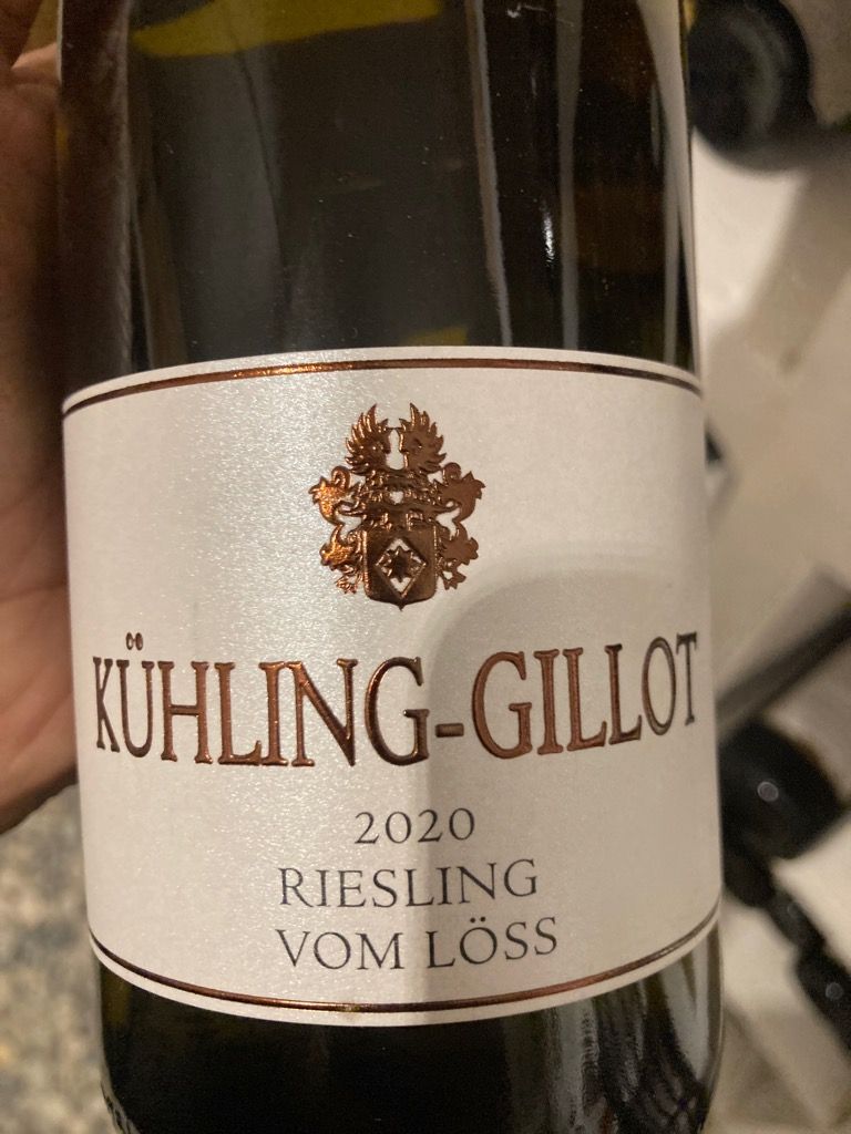 2020 Kühling-Gillot vom Löss Riesling trocken, Germany, Rheinhessen - CellarTracker