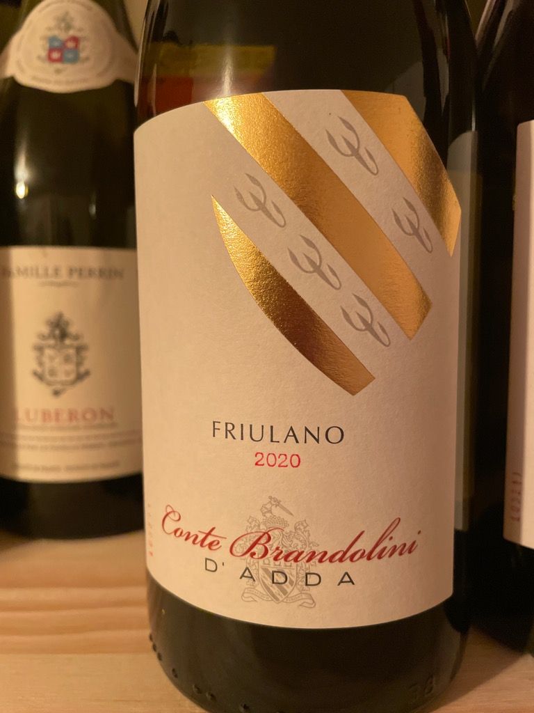 2019 Conte Brandolini d'Adda Friuli Friulano, Italy, Friuli-Venezia ...