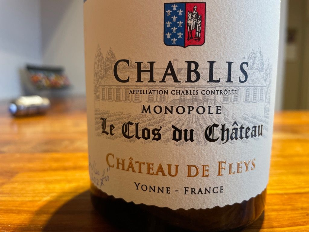 2021 Château de Fleys Chablis Le Clos du Château, France, Burgundy, Chablis - CellarTracker
