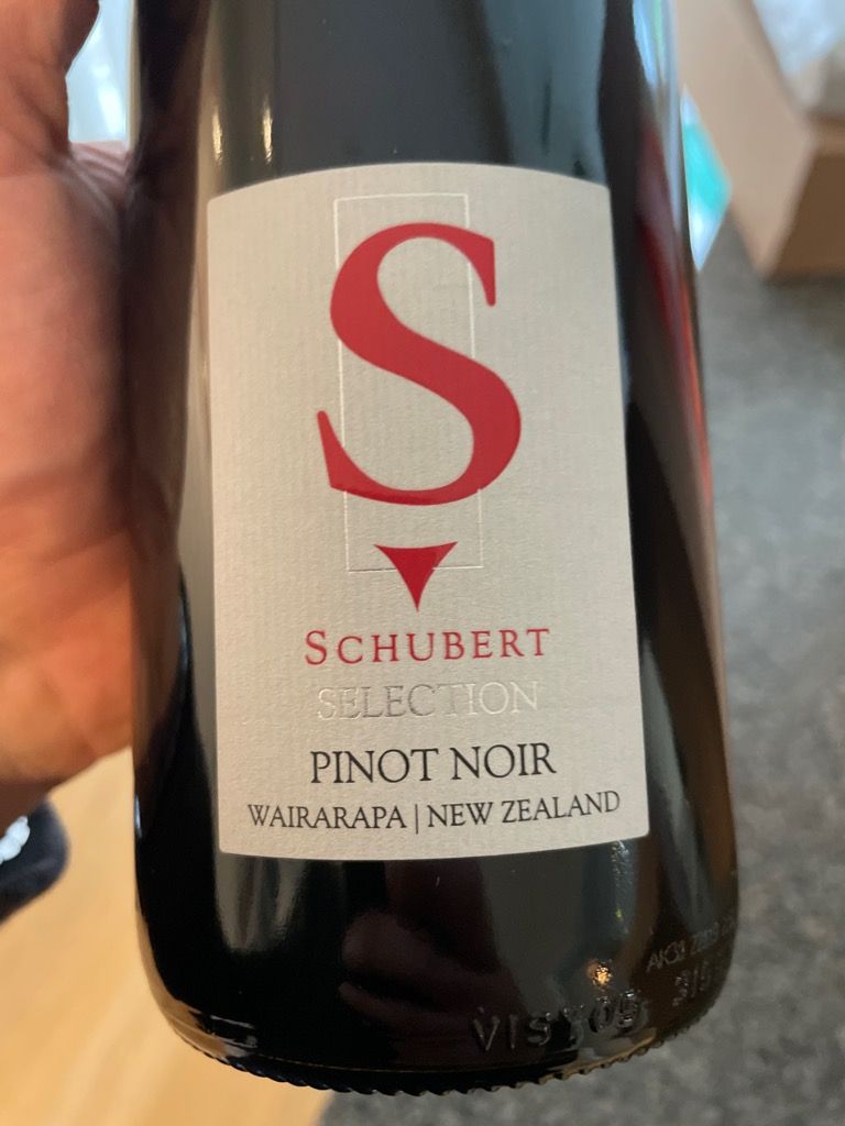 2020 Schubert Pinot Noir Schubert Wines Selection, New Zealand, North ...