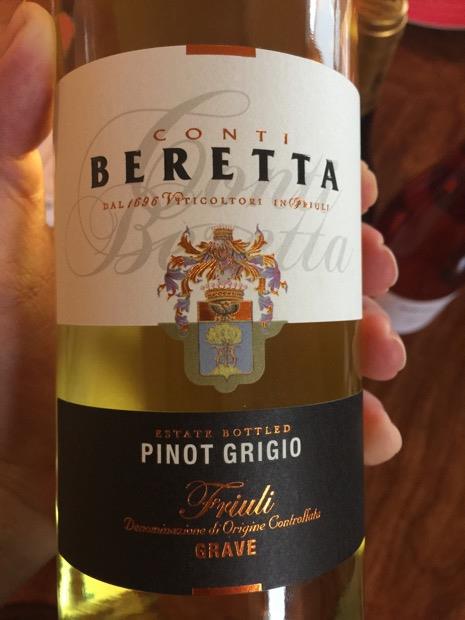 2016 Conti Beretta Friuli Pinot Grigio, Italy, Friuli-Venezia Giulia ...
