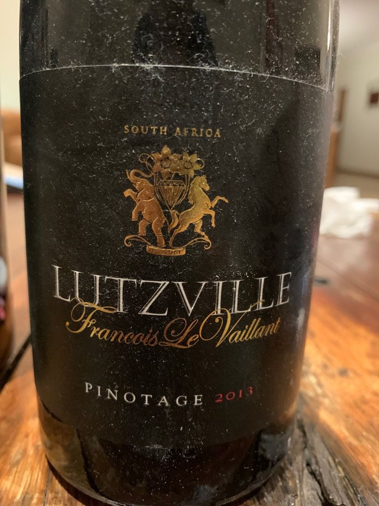 2019 Lutzville Pinotage Francois Le Vaillant, South Africa, Olifants ...