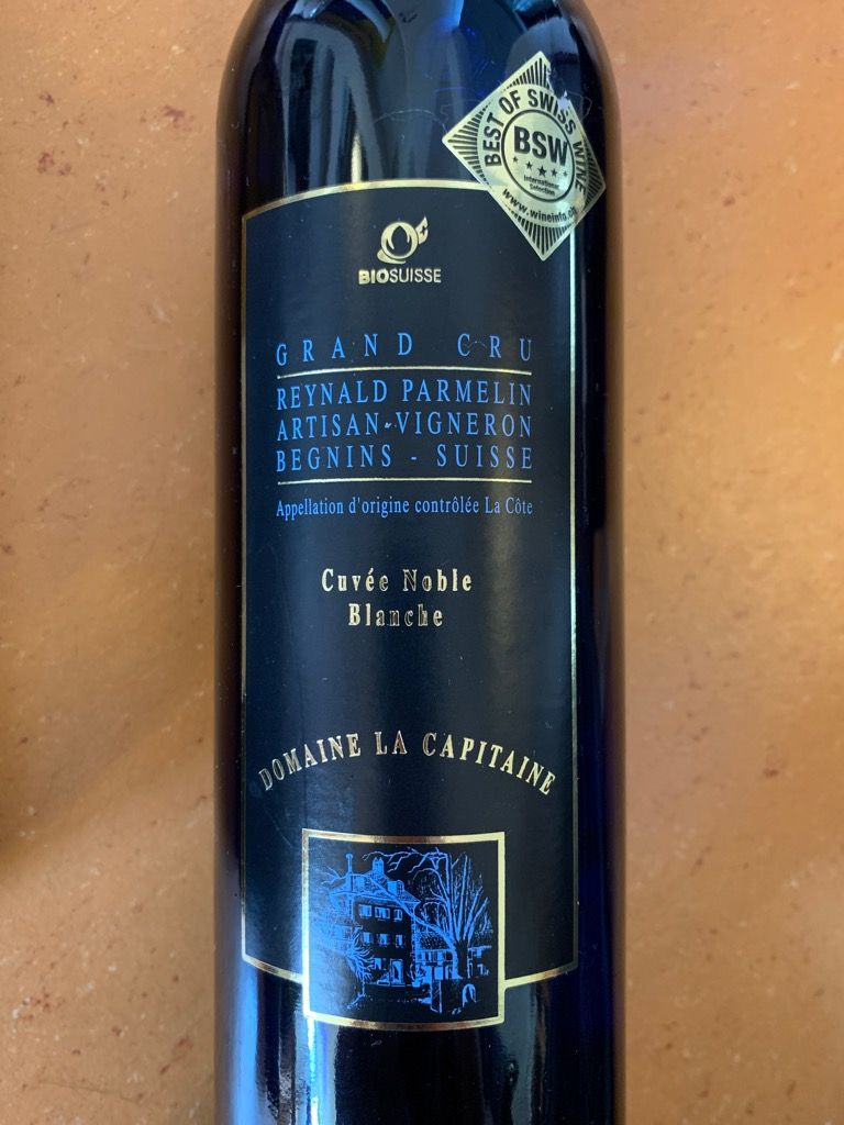 2021 Domaine La Capitaine Reynald Parmelin Gamaret Cuveé Noble Rouge ...