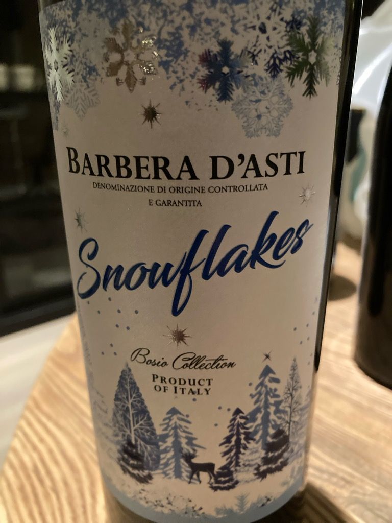 2022 Bosio Winery Barbera d'Asti Snowflakes, Italy, Piedmont, Asti ...