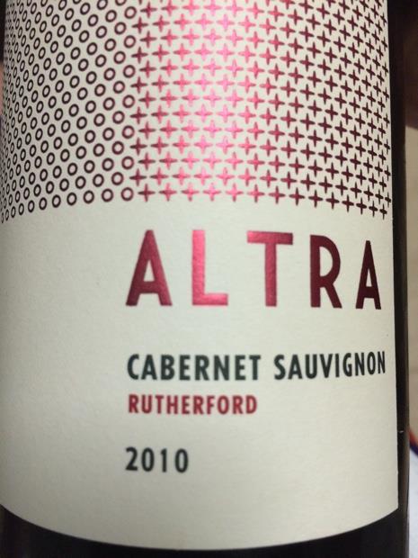 2011 Altra Cabernet Sauvignon, USA, California, Napa Valley - CellarTracker