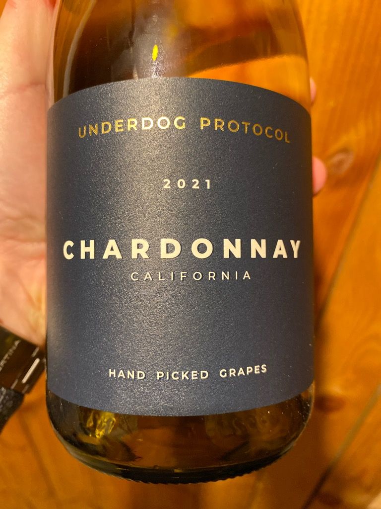 2021 Underdog Protocol Chardonnay, USA, California - CellarTracker