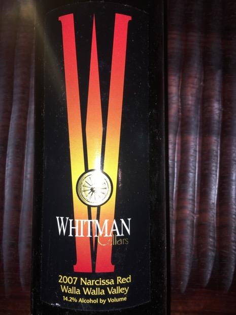 2007 Whitman Cellars Narcissa Red, USA, Washington, Columbia Valley ...