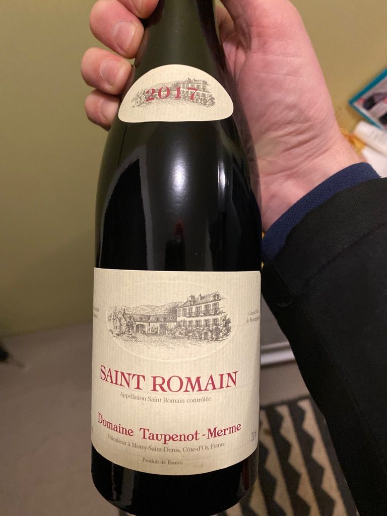 2017 Domaine Taupenot-Merme Saint-Romain, France, Burgundy, Côte de ...
