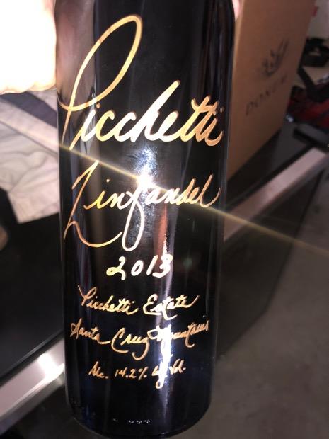 2013 Picchetti Winery Zinfandel Bellicitti Vineyard, USA, California ...