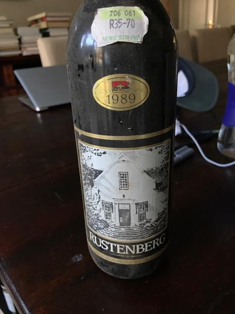 1986 Rustenberg Gold, South Africa, Coastal Region, Stellenbosch ...