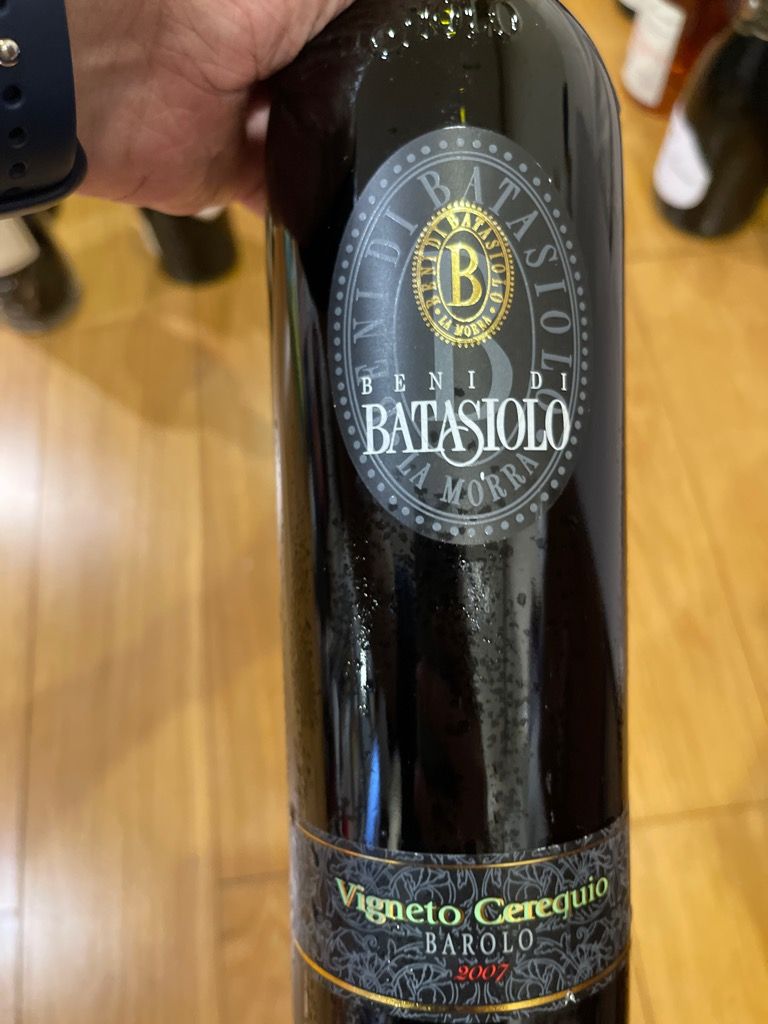 2007 Beni di Batasiolo Barolo Vigneto Cerequio, Italy, Piedmont, Langhe ...
