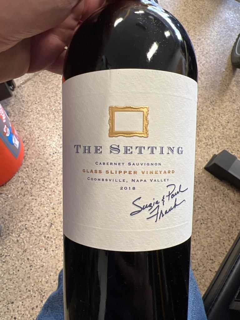 2018 The Setting Cabernet Sauvignon Glass Slipper, USA, California, Napa Valley, Coombsville ...