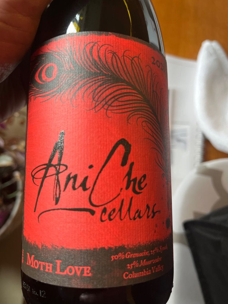 2021 AniChe Cellars Moth Love, USA, Washington, Columbia Valley ...