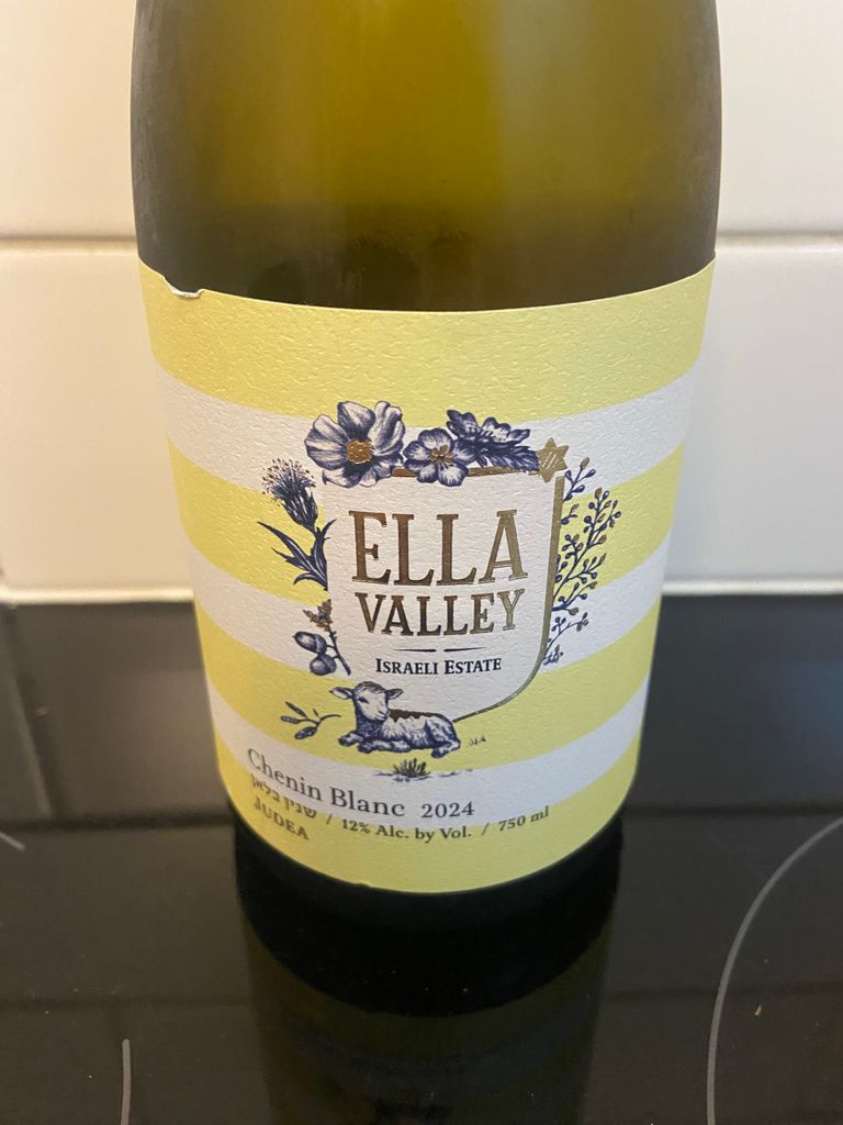 2024 Ella Valley Vineyards Chenin Blanc, Israel, Judean Hills, Ella ...