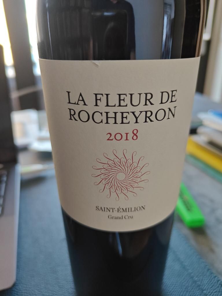 2018 Château Rocheyron La Fleur de Rocheyron (second wine), France ...