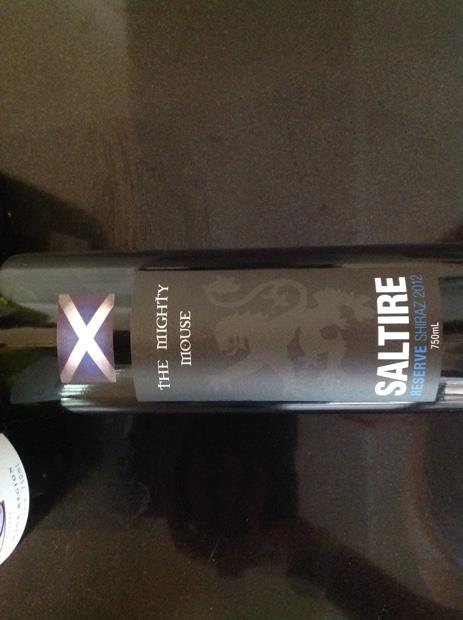 2012 Saltire Shiraz The Mighty Mouse, Australia, South Australia ...